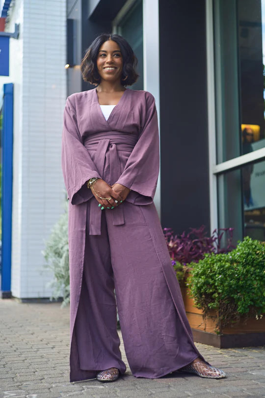 The Kimono Set in Lavender – Taylor Jay Collection